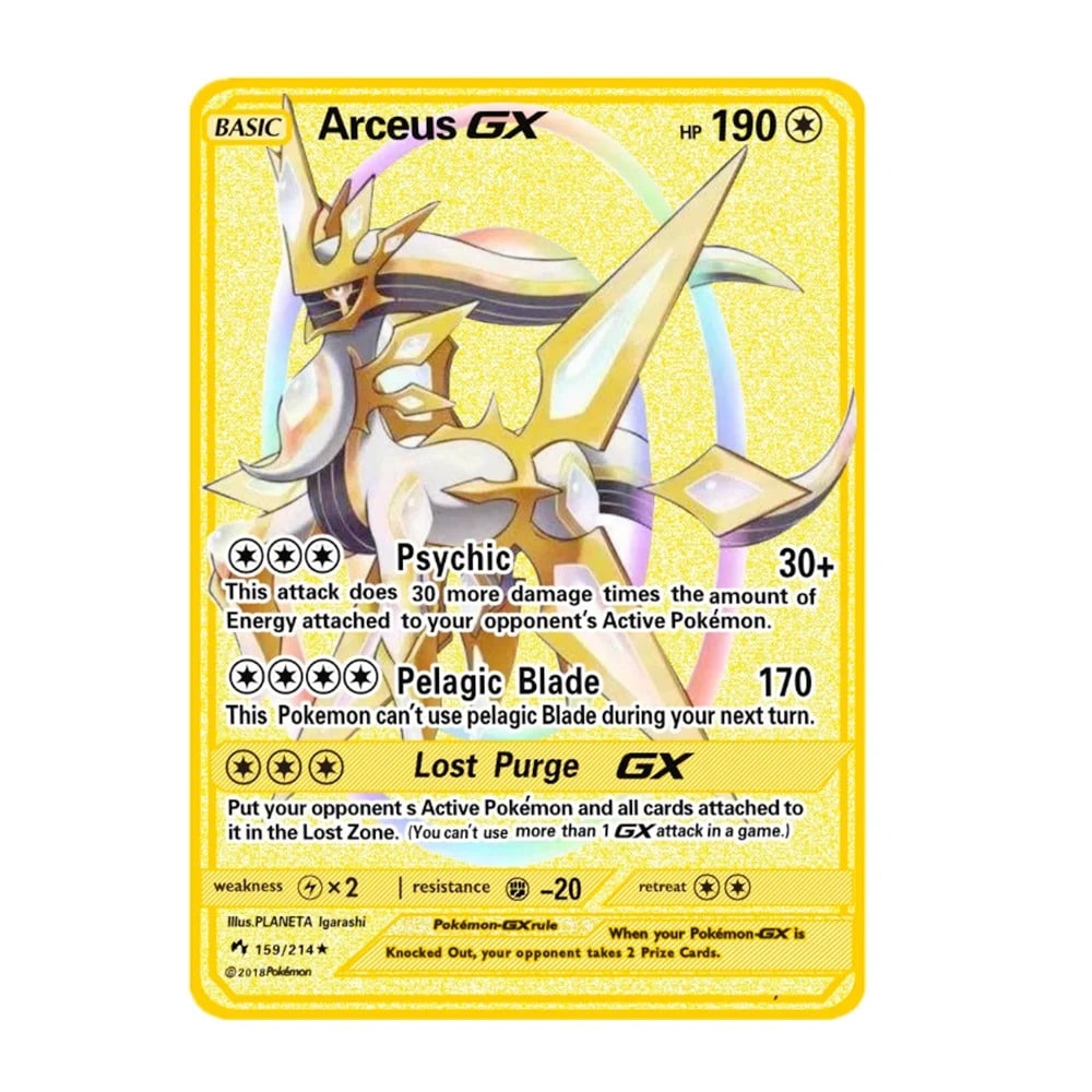 Carta De Pokemon Arceus Nivel X
